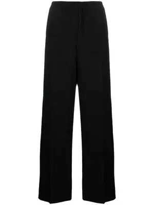 Paul Smith High-waist Wide-leg Trousers - Black