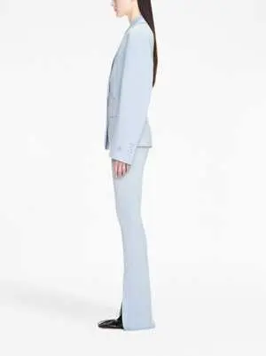Off-White Notcheded-lapels Single-breasted Blazer