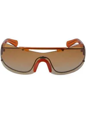 Off-White Biker-style Sunglasses - Orange