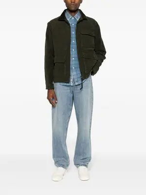 Aspesi Plaid Check-print Cotton Shirt