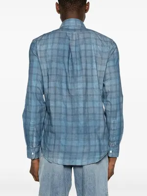 Aspesi Plaid Check-print Cotton Shirt