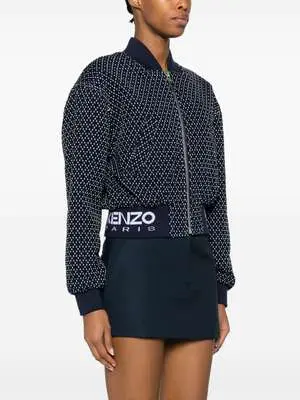 Kenzo Sashiko Stitch Embroidered Bomber Jacket