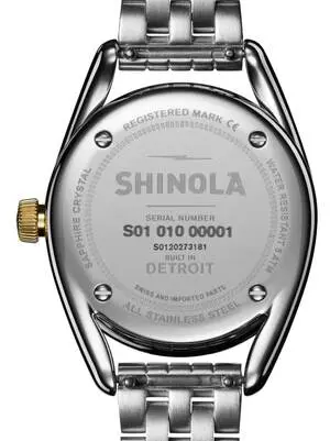 Shinola Derby 2h 30.5mm - Silver