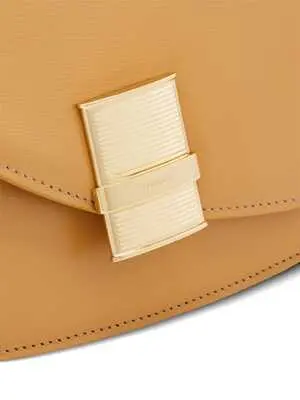 FERRAGAMO Small Asymmetric Shoulder Bag - Neutrals