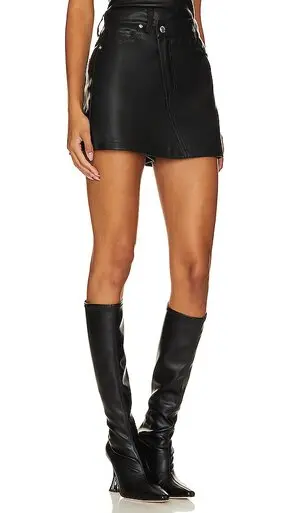 Blanknyc Faux Leather Mini Skort