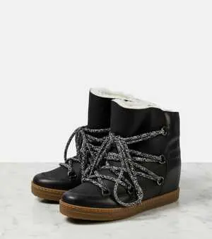 Isabel Marant Nowles Padded Boots - Black