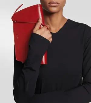 THE ROW Dalia Leather Shoulder Bag