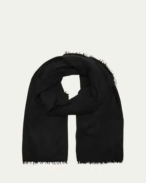 Denis Colomb Fuzzy Feutre Cashmere Shawl - Black