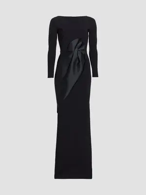 Chiara Boni La Petite Robe Shui Stretch Long-sleeve Gown