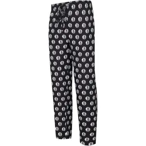 CONCEPTS SPORT Brooklyn Nets Allover Logo Print Gauge Sleep Pants