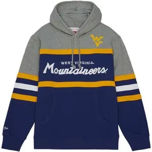 Mitchell & Ness West Virginia Mountaineers Head Coach Pullover Hoodie