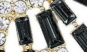 Ettika Crystal Stardust Earrings - Black