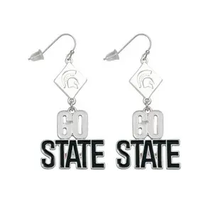 EMERSON STREET Michigan State Spartans Della Earrings