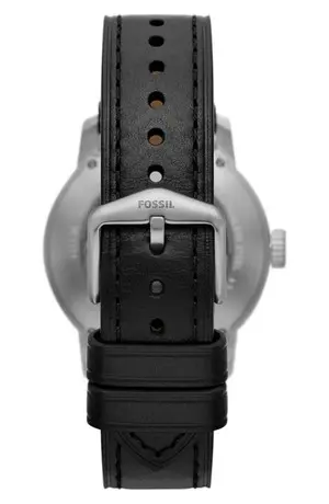Fossil X Disney Classic Mickey Mouse Leather Strap Watch