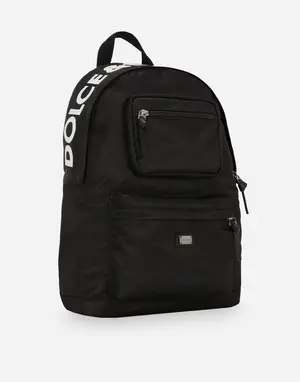 Dolce & Gabbana Nylon Backpack With Logo