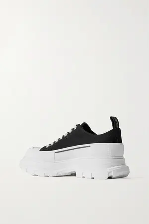 Alexander McQueen Tread Slick Exaggerated-sole Sneakers - Black