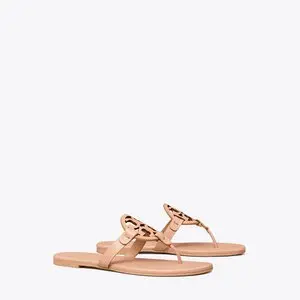 Tory Burch Tory Burch Miller Soft Patent Sandal Light Sand