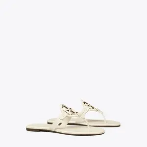 Tory Burch Tory Burch Miller Soft Patent Sandal New Ivory
