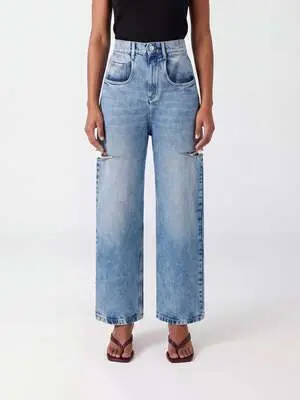 MAISON MARGIELA Distressed Wide-leg Jeans - Denim