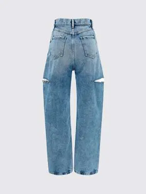 MAISON MARGIELA Distressed Wide-leg Jeans - Denim