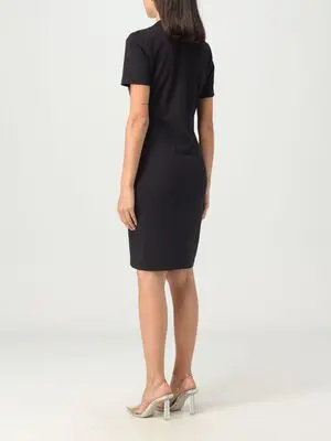 Versace Logo Dress - Black