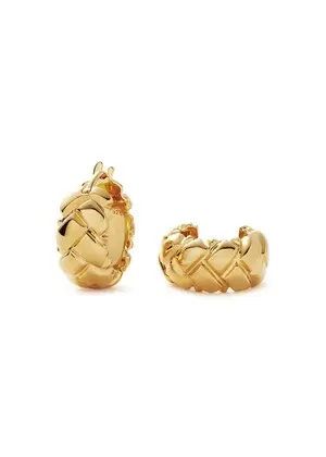 MISSOMA X Lucy Williams Waffle Mini Hoop Earrings - Gold
