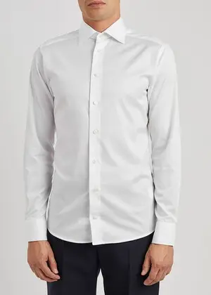 Eton Cotton-twill Shirt - White
