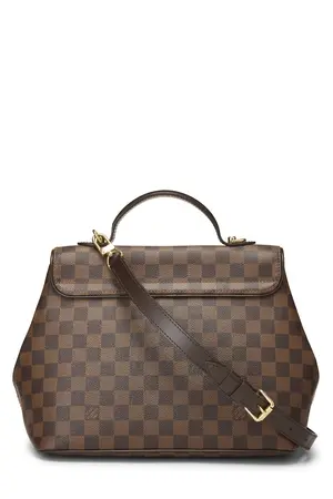 LOUIS VUITTON Damier Ebene Bergamo Bag - Brown