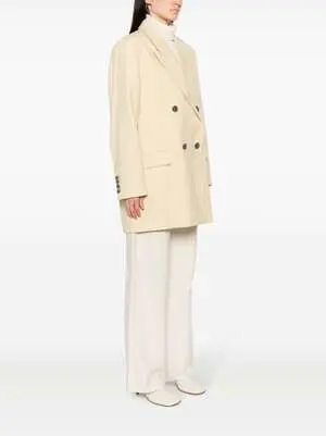 AMI Paris Double-breasted Blazer - Yellow