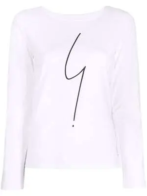 AGNÈS B. Australie Irony Mark-print T-shirt - White