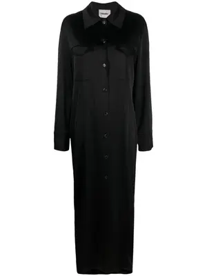 Nanushka Joann Satin Shirtdress