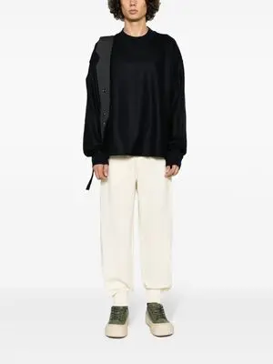 JIL SANDER Crew-neck Felted-wool Jumper