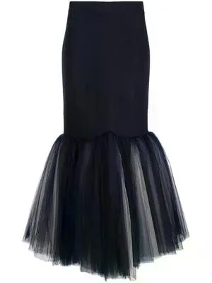 Moschino Fishtail Pencil Maxi Skirt