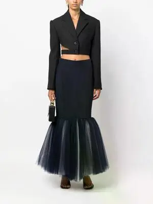 Moschino Fishtail Pencil Maxi Skirt