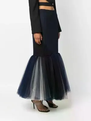 Moschino Fishtail Pencil Maxi Skirt