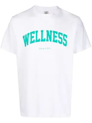 SPORTY & RICH Ivy Slogan T-shirt - White