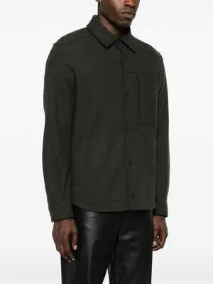 Transit Mélange-effect Wool Shirt