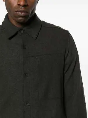 Transit Mélange-effect Wool Shirt