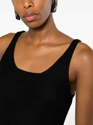 Ermanno Scervino Virgin Wool Cropped Top