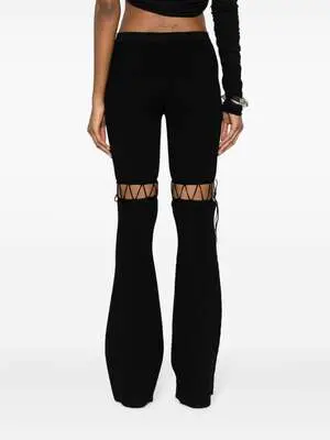 NENSI DOJAKA Lace-up Ribbed Trousers