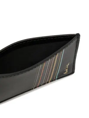 Paul Smith Signature Stripe Leather Cardholder