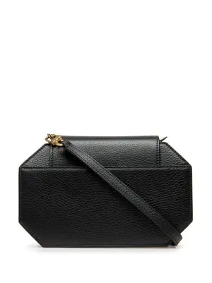 Bally Emblem Octogone Leather Mini Bag