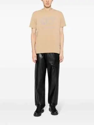 ALPHA TAURI Logo-print Stretch-cotton T-shirt