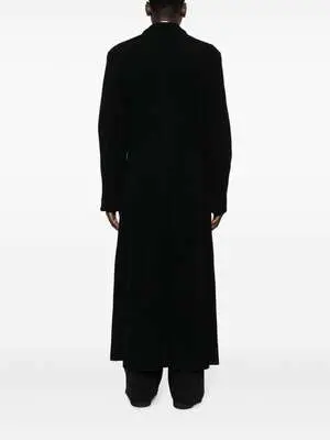 Yohji Yamamoto Notched-lapel Single-breasted Coat