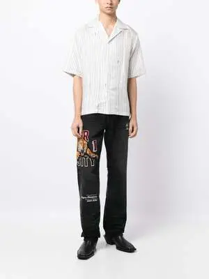 Amiri Varsity Tiger Straight-leg Jeans