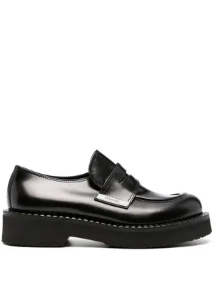 Premiata Logo-tag Leather Loafers