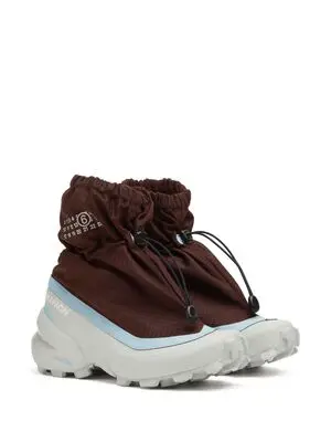 MM6 MAISON MARGIELA X SALOMON Cross Mid-top Sneakers - Brown