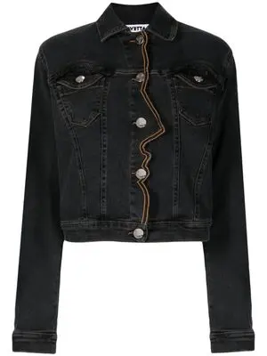 Vivetta Trim-embroidered Denim Jacket