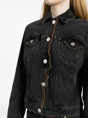 Vivetta Trim-embroidered Denim Jacket