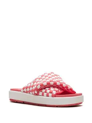 JORDAN Sophia Flat Slides - Red
